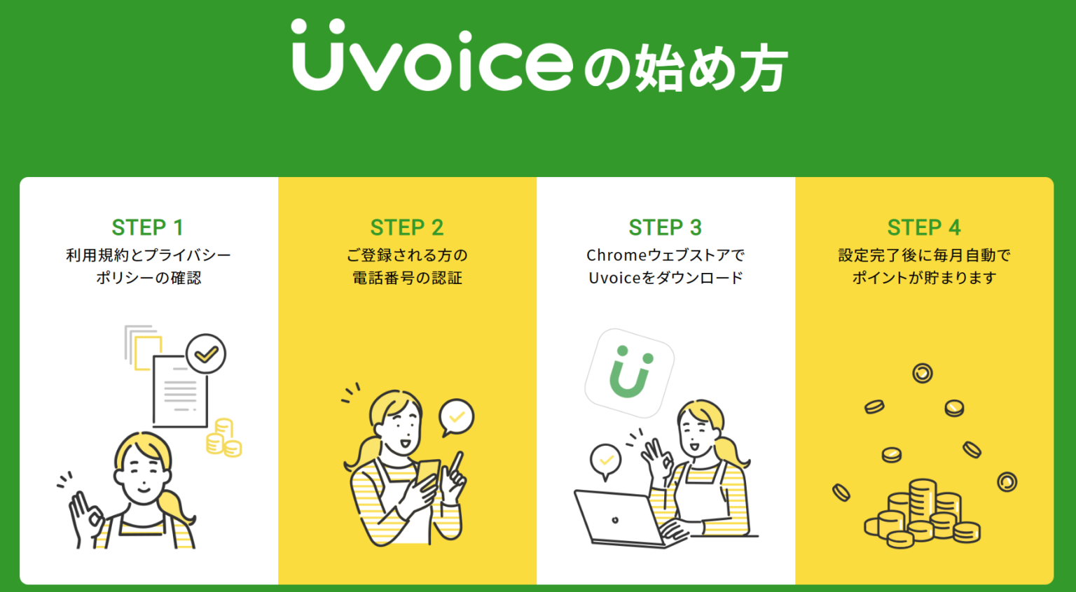 【特別URL有】Uvoiceのクーポンコードと最適な初めかた！ユーボイスはポイ活収入の底上げに最適です【ポイント実績も公開】 - ポイントを楽しむ